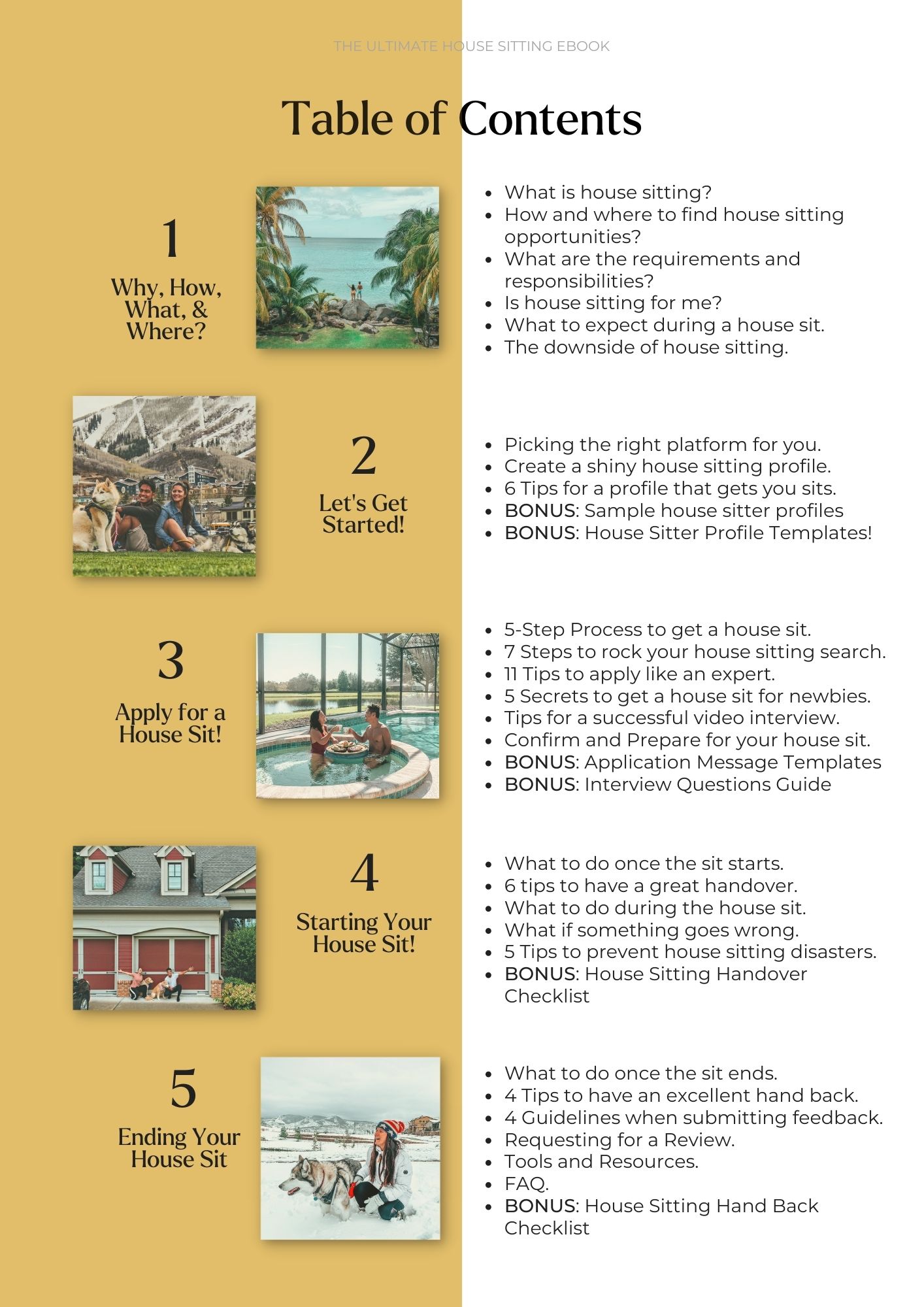 The Ultimate House Sitting E-bookLearn how to get free accommodation ...